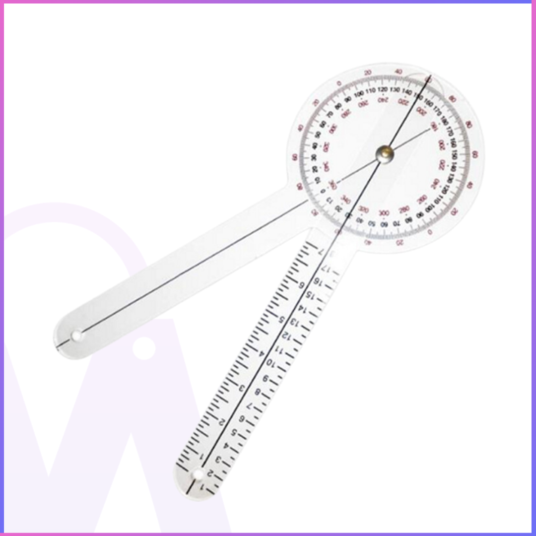 Goniometer High-Precision Plastic Joint Angle Measuring Tool – Medical Mart
